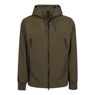 C.P. Company Kapuzenjacke mit Rei&szlig;verschluss - - Jackets - Herren - Gr&uuml;n - S