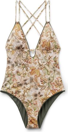 Calzedonia Badeanzug Tropical Foliage