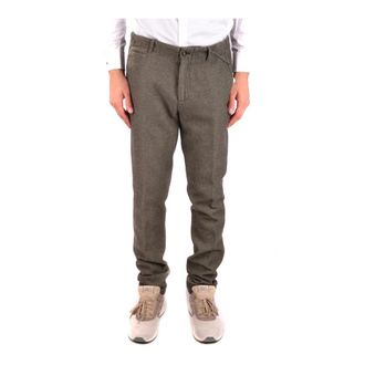 Daniele Alessandrini Slim-Fit Stilvolle Hose Upgrade - - Trousers - Herren - Gr&uuml;n - S
