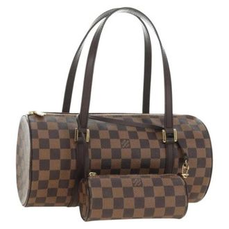 Louis Vuitton Sac &agrave; main vintage Pre-owned Damier Ebene - Femme - Pre-owned - Brun - Taille: ONE Size