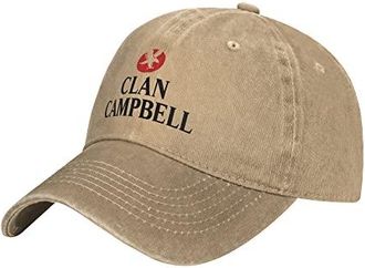 DJNGN Compatible avec Clan Campbell Cowboy Hat Baseball Cap Trucker Hat pour Homme Femme Retro Denim Hats Dad Hat réglable Sports Casquette Cap Gifts