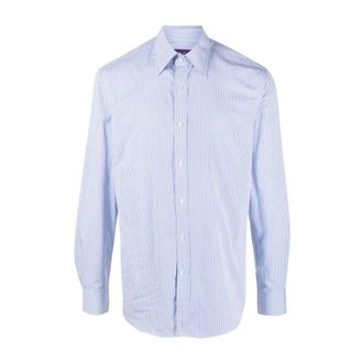 Ralph Lauren Casual Langarm-Hemd - - Shirts - Herren - Blau - XS