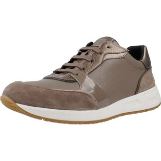Geox Damen D BULMYA A Sneaker, DK Taupe, 38 EU