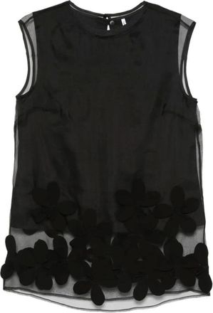 Liviana Conti Femme, Tops, Noir, Taille: 38 FR Partenepe Blouse