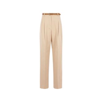 Max Mara Straight Hosen - - Trousers - Damen - Beige - XS