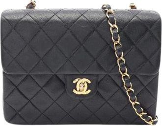 Chanel Pre-owned Mini Matelasse 20 Lambskin Shoulder Bag - Femme - Pre-owned - Noir - Taille: ONE Size