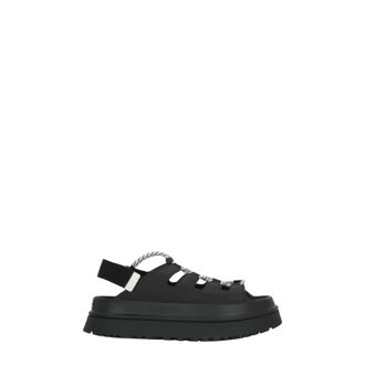 UGG Ugg, Femme, Chaussures, Noir, Taille: 39 EU Flat Sandales