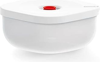 Guzzini Kitchen Active Design, SAVE IT Vakuumbehälter Flach (L) - Weiß, 19,7x19,7xh9,7 cm | 1900 cc - 11850211