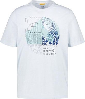 Camel Active Herren T-Shirt blau meliert