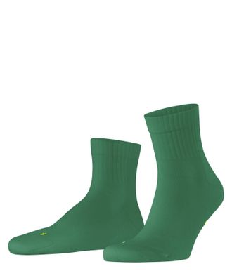 Falke Unisex Run U Sso Baumwolle Funktionsmaterial Einfarbig Socken, Grün Tourmaline 7618 Rib, 42-43