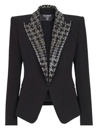 Balmain Bestickter Blazer - Schwarz