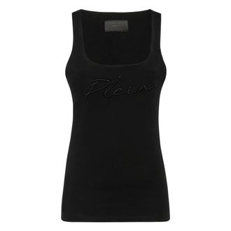 Philipp Plein Tank Top Signature - - Tops - Damen - Schwarzk - XS