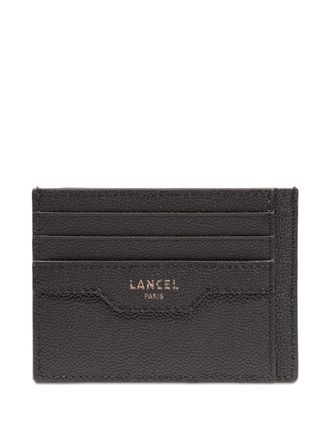Lancel porte-cartes en cuir - Noir