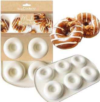 ScrapCooking 1298 Donut-Form, antihaftbeschichtet, Donuts