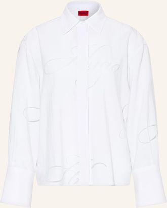HUGO BOSS Hugo Hemdbluse Echinacea weiss