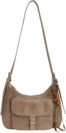 Generic Sac &agrave; main polyvalent en faux daim avec canaux de couleur fixe, grande capacit&eacute;, &eacute;l&eacute;gant, sac &agrave; bandouli&egrave;re pour voyage, shopping, travail, kaki, 290.