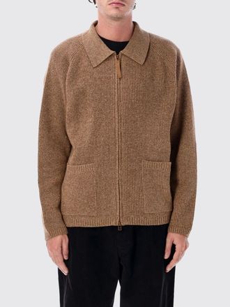 Universal Works Polo-Cardigan mit Rei&szlig;verschluss aus recycelter Wolle