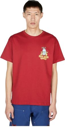Sky High Farm SKY High Farm, Homme, Tops, Rouge, Taille: L Printed T-Shirt