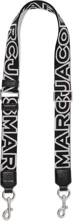 Marc Jacobs Damen The Thin Strap Bag, Schwarz/Silber