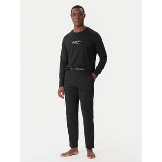 Jack & Jones Jack & Jones Pyjama Clyde 12286555 Schwarz Loose Fit