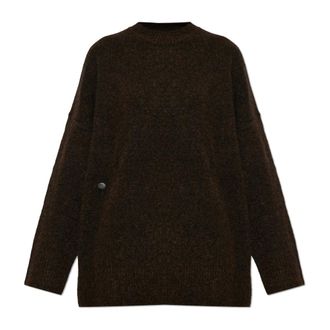 Akep Pull Col Rond Andrea - Femme - Pulls - Brun - Taille: 36 FR