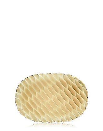 Kartell 01580E2 Jellies Family Tellern, Tischs, Gläsern, Schüsseln und Karaffen, Plastik, grün, 36.5 x 2 cm