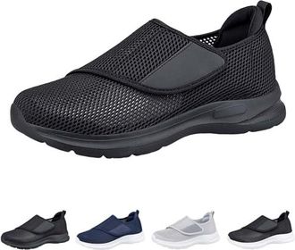 Generic Chaussures diab&eacute;tiques pour homme et femme - Largeur extra large - Chaussures orthop&eacute;diques r&eacute;glables extra larges - Baskets de marche pour femmes &acirc;g&eacute;