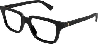 Bottega Veneta Femme, Accessoires, Noir, Taille: ONE Size Squared Optical Frame