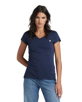 G-Star RAW Damen Eyben Slim V-Neck Top