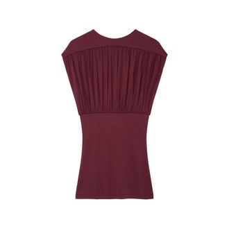 Anine Bing Fran Top - Burgundy