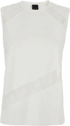 Pinko Pinko, Femme, Tops, Blanc, Taille: 36 FR Molly Tank