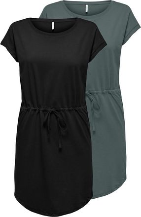 Only Onlmay Life S/S Dress 2 Pack Ay Cs JRS