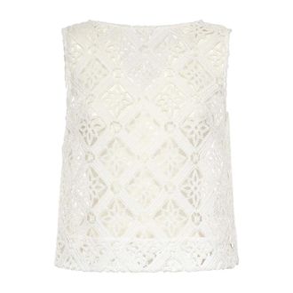 Herno Femme, Tops, Beige, Taille: 40 FR Hauts sans manches