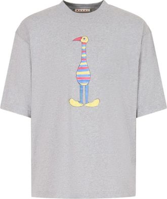 Marni t-shirt imprimé à manches courtes - Gris