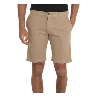 Berwich Baumwoll-Bermuda-Shorts mit Schneiderventil - - Shorts - Herren - Beige - M
