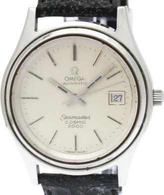 Omega Pre-owned Seamaster 166.128 Montre Bracelet - Homme - Pre-owned - Blanc - Taille: ONE Size