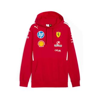 Puma Puma, Homme, Sweatshirts et sweats &agrave; capuche, Rouge, Taille: S Sweat &agrave; capuche d&eacute;quipe