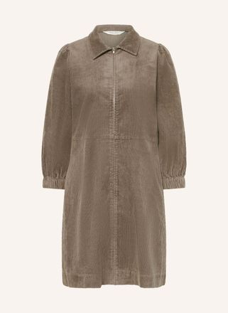 Part Two Hemdblusenkleid Eyvorpw Aus Cord beige