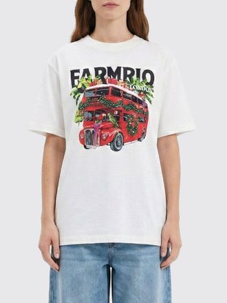 Farm Rio T-Shirt Femme couleur Blanc
