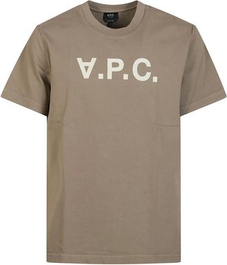 A.P.C. A.p.c., Homme, Tops, Brun, Taille: L T-shirt Standard Grand VPC