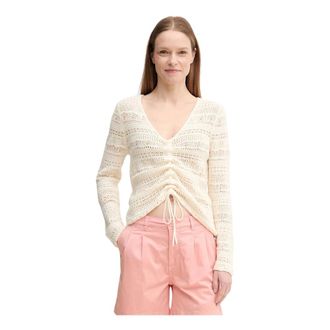 Oui Damen, Strickwaren, Beige, MGr&ouml;&szlig;e
