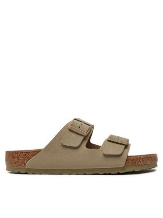 Birkenstock Pantoletten Arizona Birko-Flor 1027704 Khakifarben