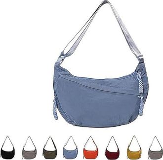 Generic Corelration/Naturaltly/Sofenthiss Sac à bandoulière pour femme Uni, bleu, 1