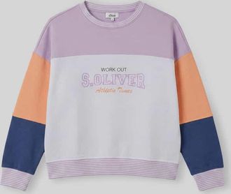 s.Oliver Red Label Relaxed Fit Sweatshirt aus Baumwoll-Mix - s.Oliver x Heidi Klum
