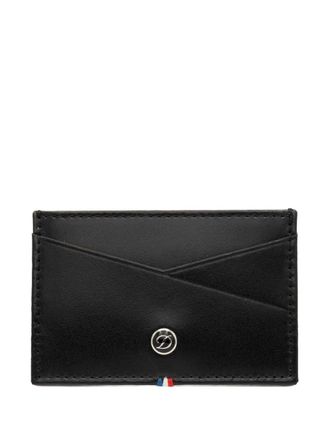S.T. Dupont porte-cartes Line D en cuir - Noir