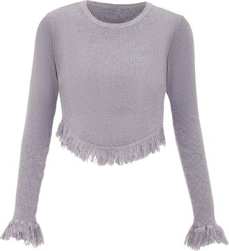 Mymo Pullover Frauen grau melange