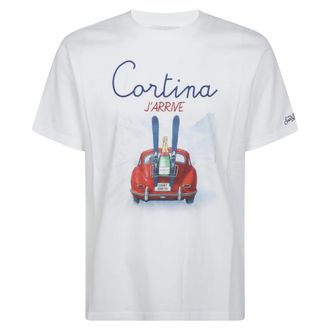 MC2 Saint Barth Klassisches T-Shirt aus w&auml;rmendem Stoff Cortina J Arrive - - Tops - Herren - Wei&szlig; - M