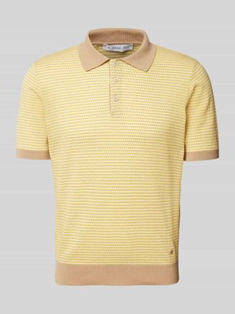 Manuel Ritz Poloshirt mit kurzer Knopfleiste
