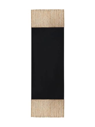 Taller Marmo Zizi Sole Schal mit Fransen - Schwarz