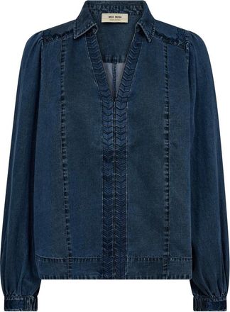 Mos Mosh MOS Mosh, Damen, Blusen & Hemden, Blau, LGröße